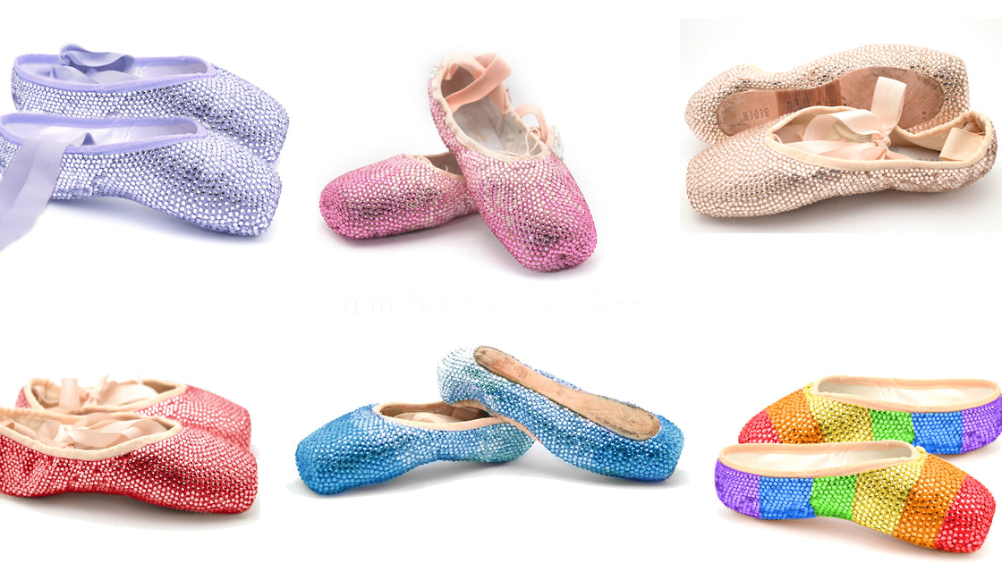 crystallized pointe shoes – Sugar Sidewalk
